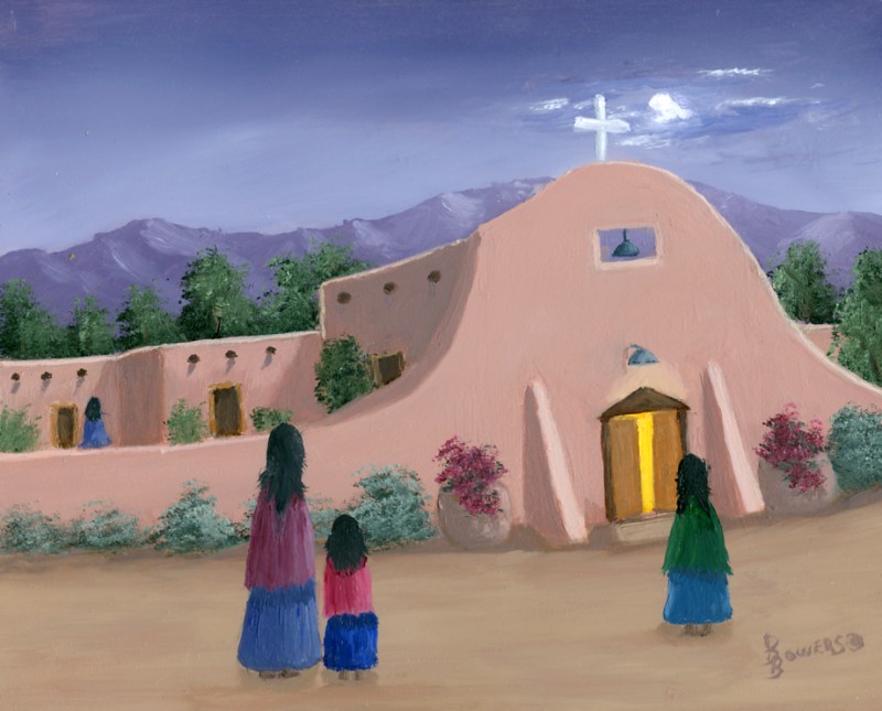 Desert sunsets,Southwest Paintings, Arizona Landscapes by Brenda Bowers